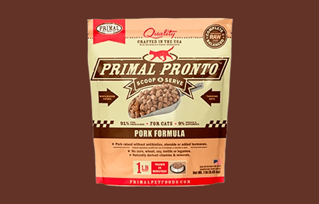 Primal Pet Foods Raw Frozen Pronto Review | CatFoodAdvisor